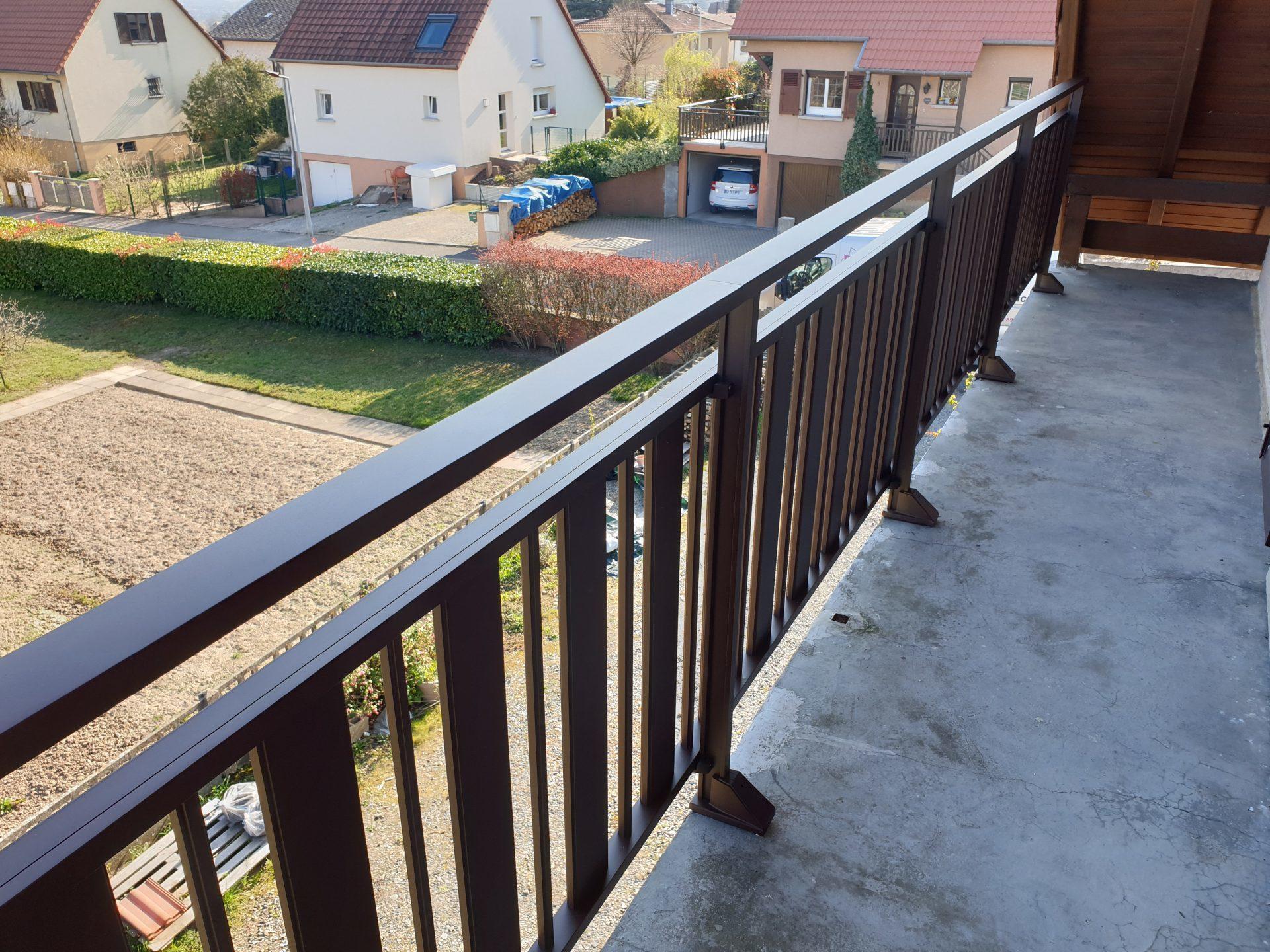 Réalisation d'un garde-corps à WATTWILLER près de CERNAY - AFM Bruckert